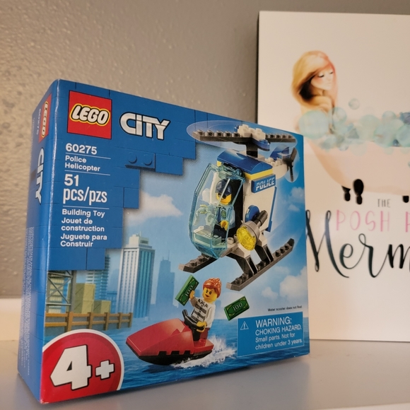 Lego | Toys | Nwt Police Helicopter Lego Set | Poshmark